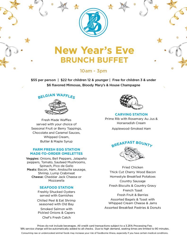 New Years Brunch 2023 - Blackwall Hitch Alexandria